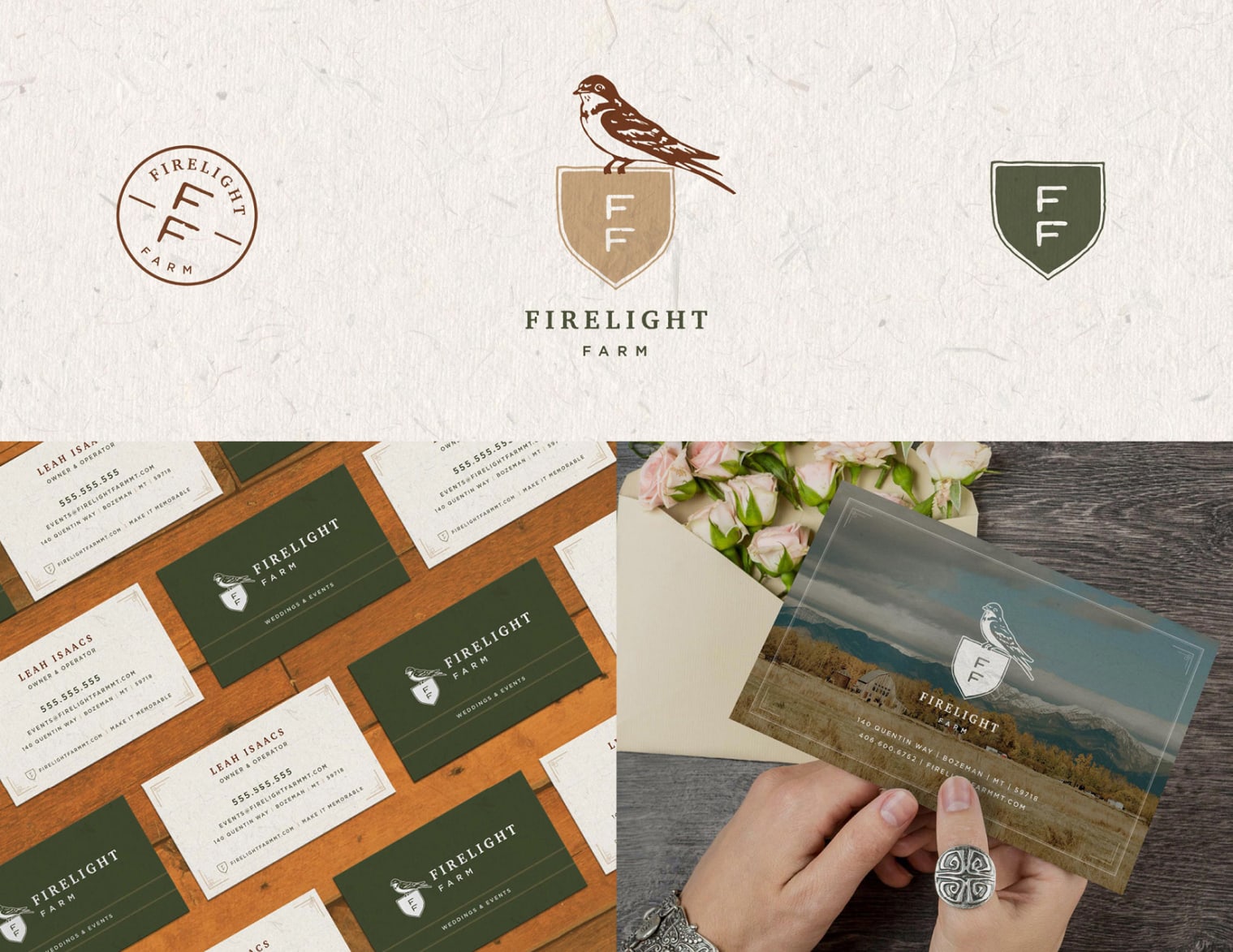 Firelight Farm Brand and Web | Brooke C Benson, Brand Designer